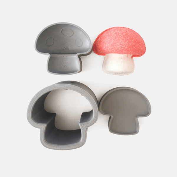 Round Mushroom Bath Bomb Mould l Lemoulds Australia