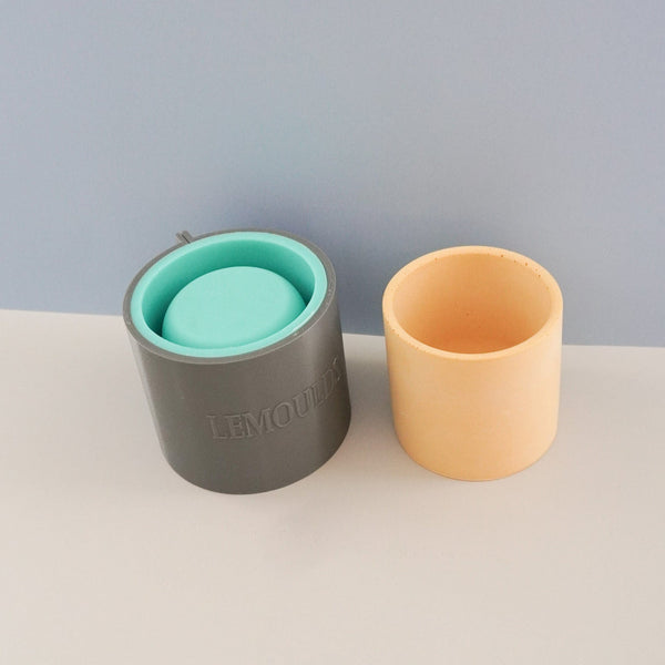 Straight Wall Silicone Pot Mould I Lemoulds Silicone Moulds